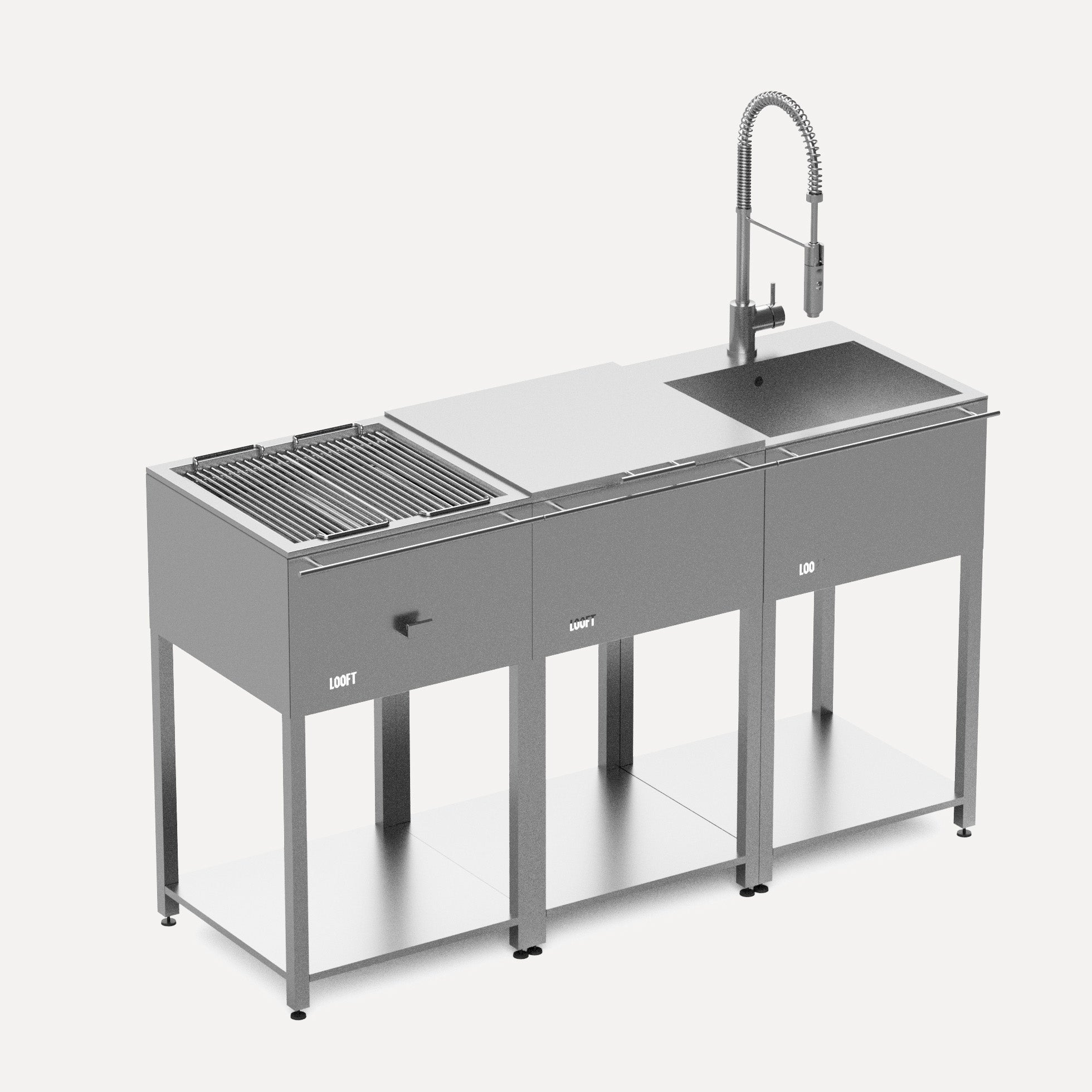 Komplett Utekök Med Grill & Diskho – Looft EU
